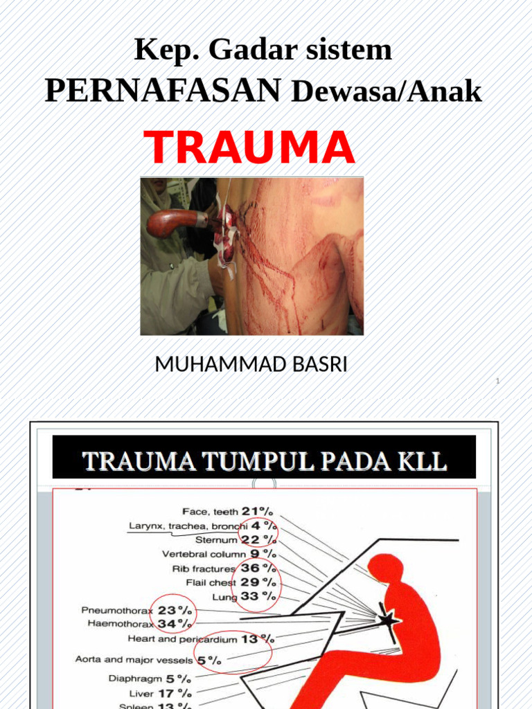 Kegawatdaruratan Trauma Toraks | PDF