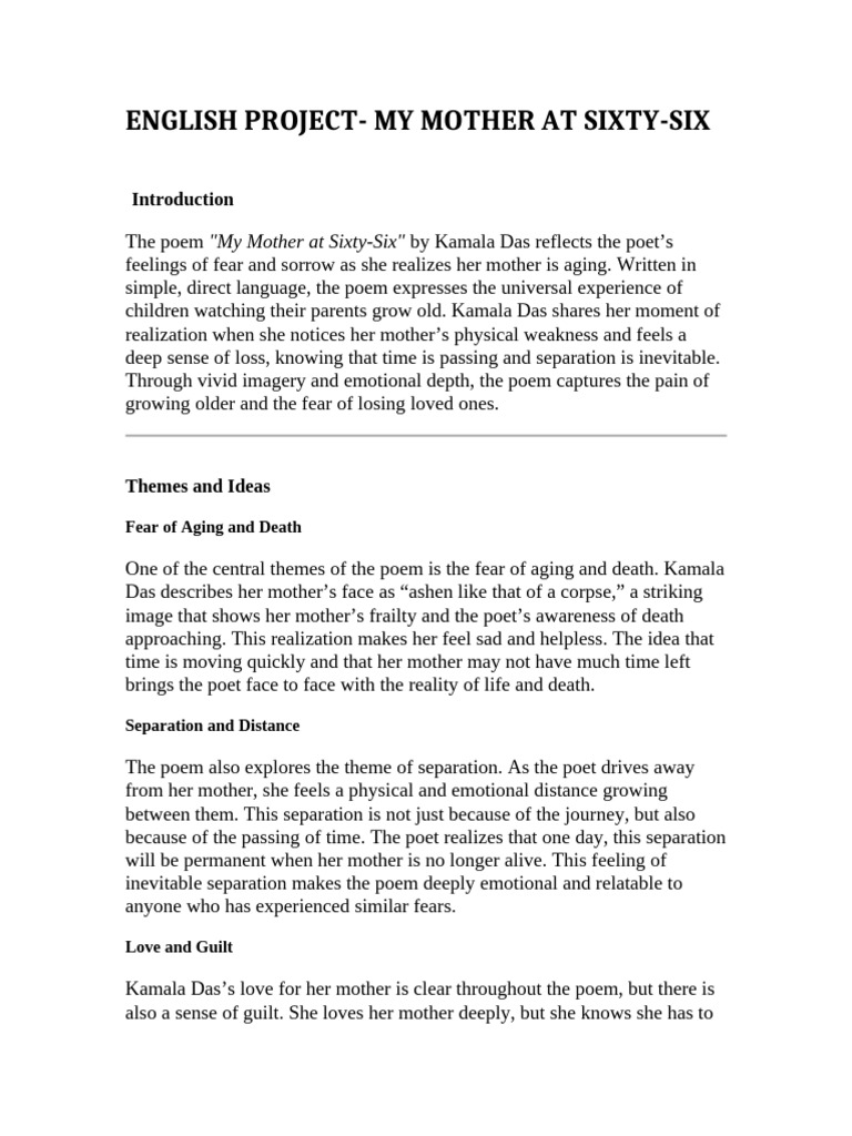 English Project Poem | PDF