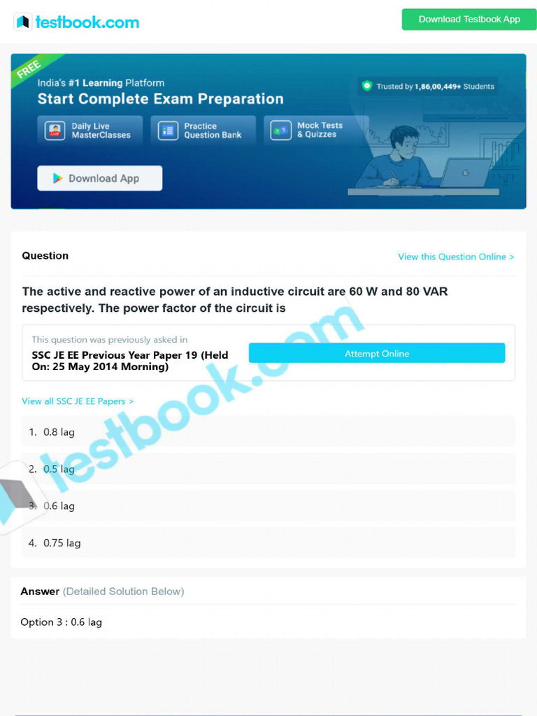the-active-and-reactive-power-of-an-inductive-circ ...