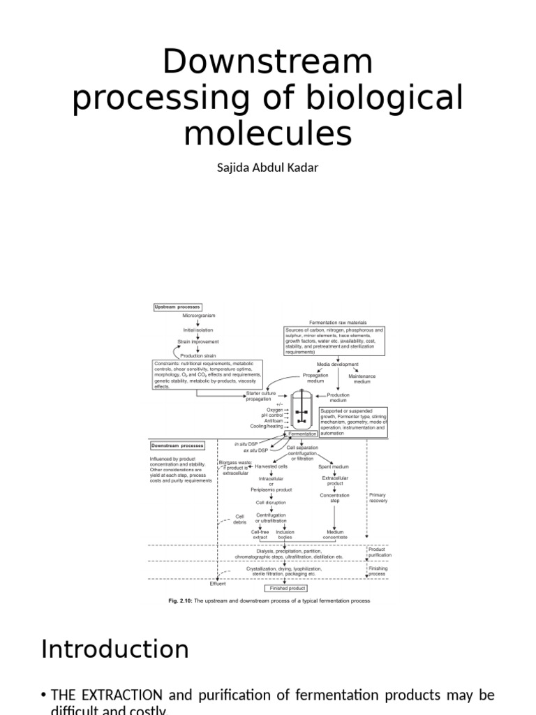 Downstream Processing of Biological Molecules | PDF | Filtration ...