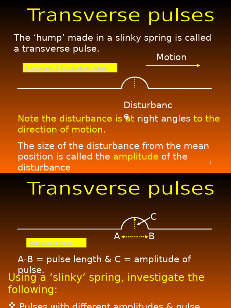 Transverse Pulses | PDF