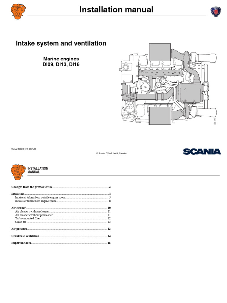 Marine Intake System and Ventilation Issue 4 | PDF | Engines ...