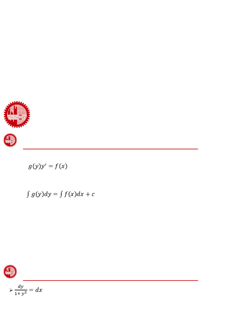 CE 207 Lecture 03 - Separable ODE | PDF