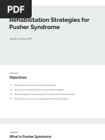 The Burke Lateropulsion Scale and Addressing Pusher Syndrome Post-Cva 1 ...