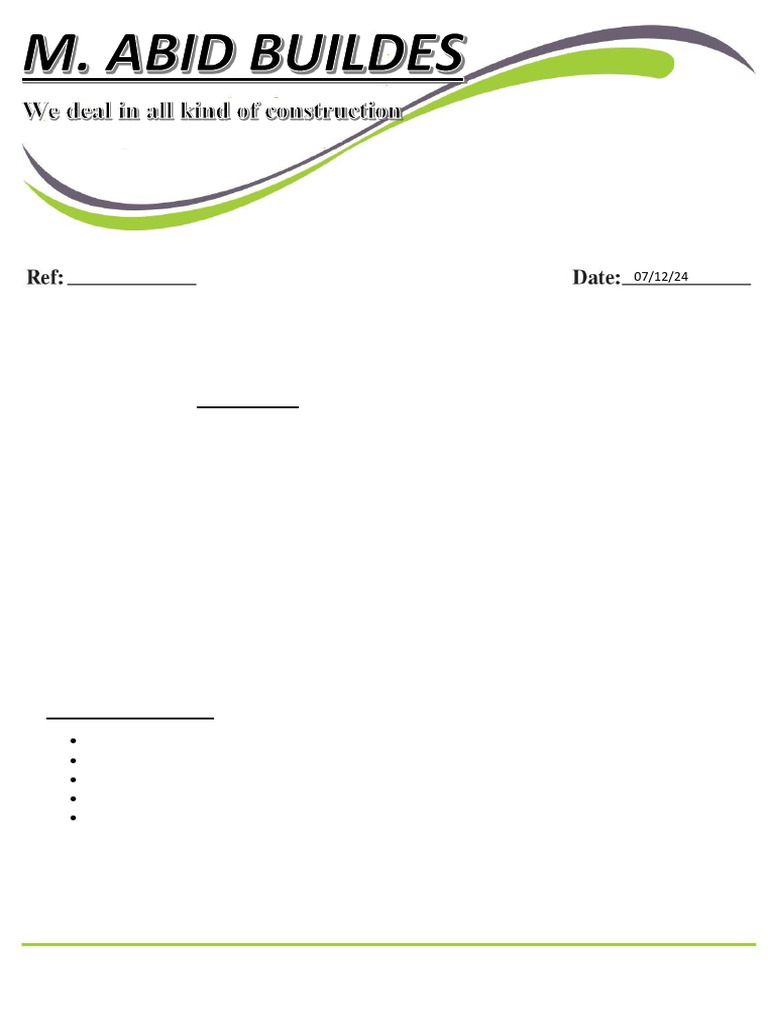 M. Abid Buildes | PDF