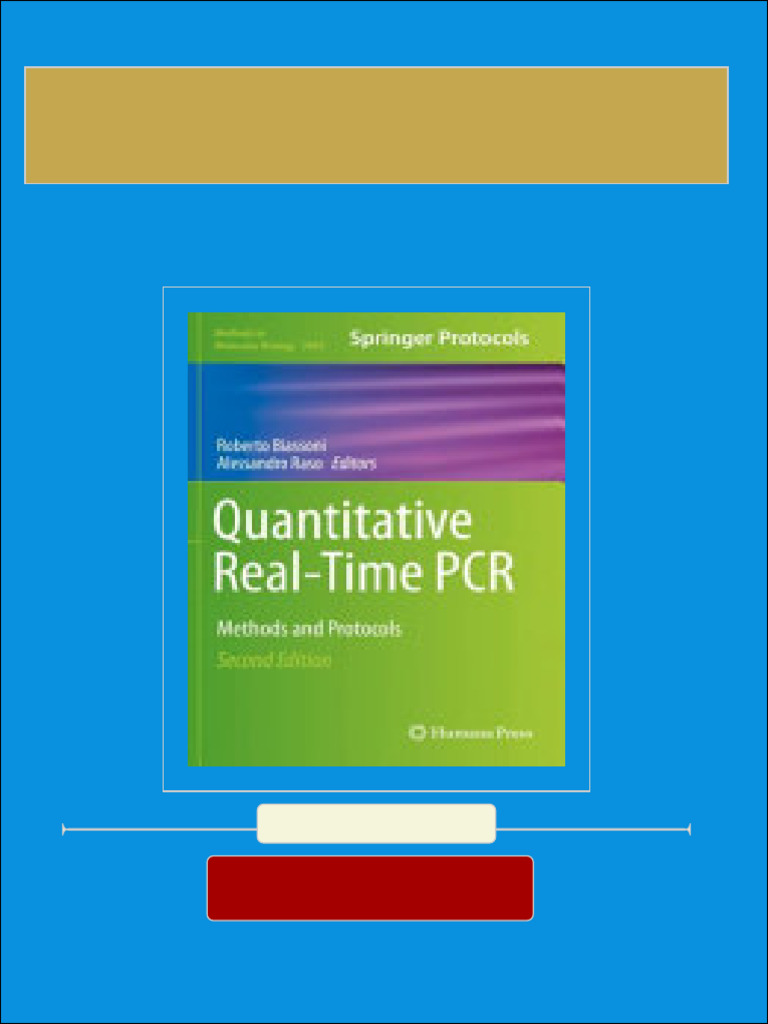 Quantitative Real Time PCR 2nd Edition Roberto Biassoni 2024 scribd ... Quantitative Real Time PCR 2nd Edition Roberto Biassoni 2024 scribd ...
