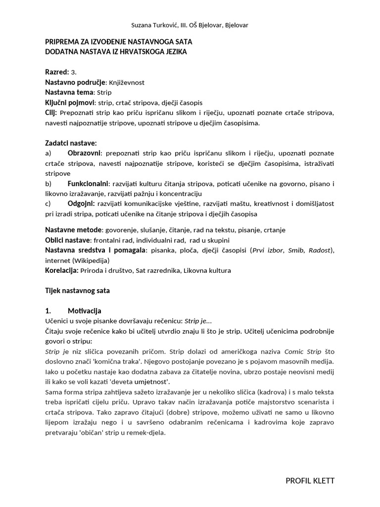 Priprema Strip | PDF