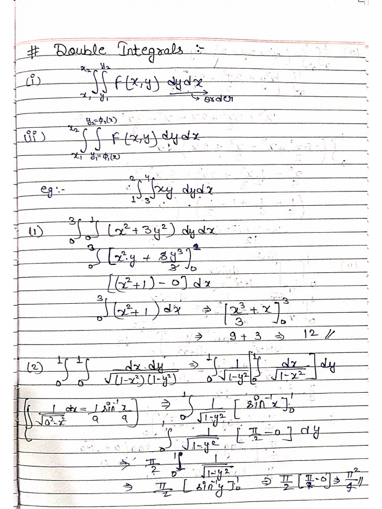 Integrals | PDF