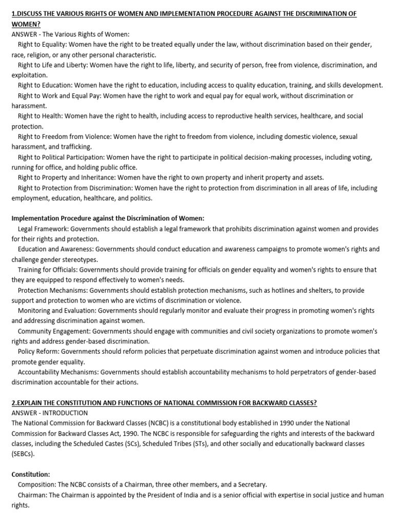 HR - UNIT - 5 | PDF | Children's Rights | Refugee