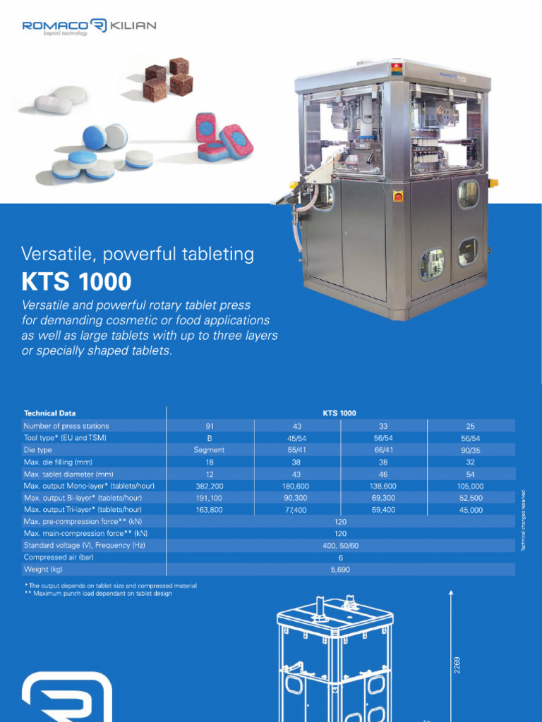 Romaco DB Kilian KTS-EN | PDF