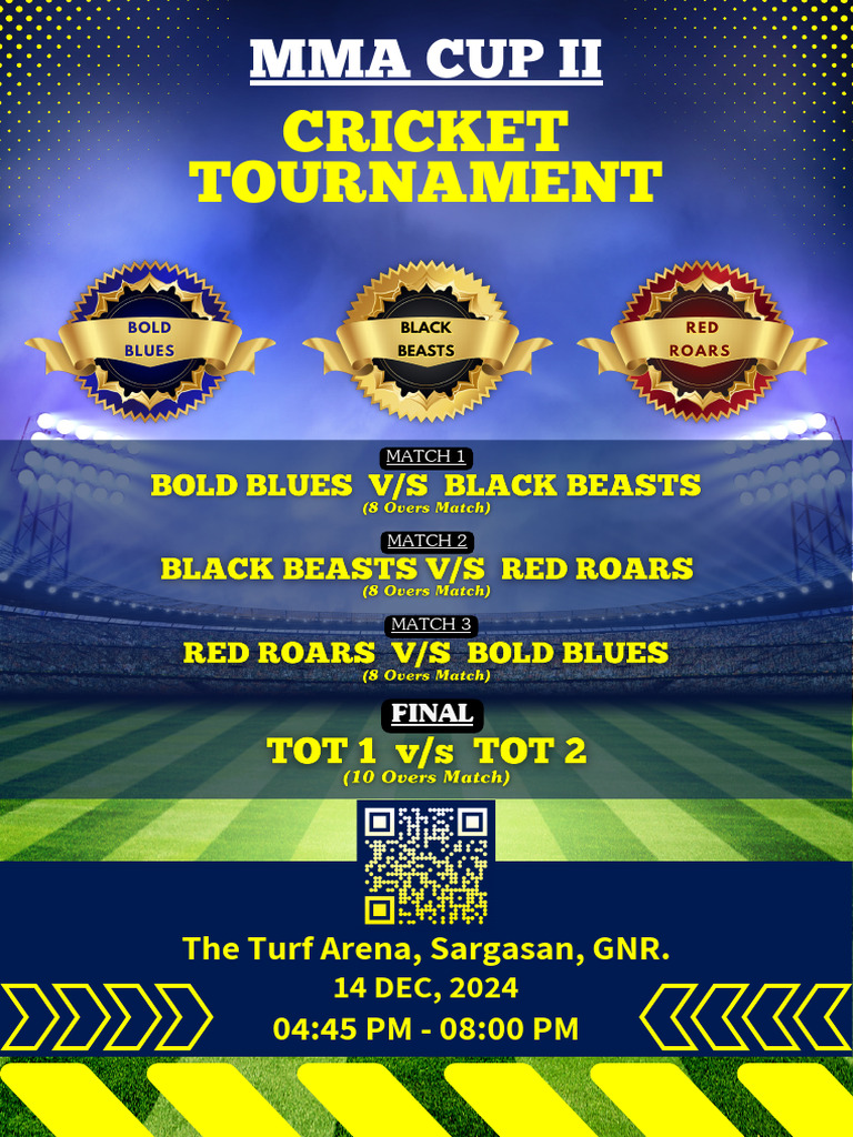 MMA Cup-II Match Schedule | PDF