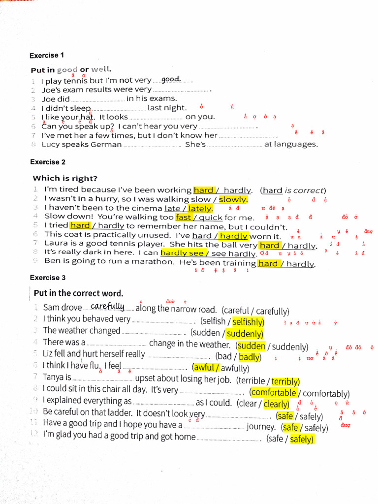 Adj Adv | PDF