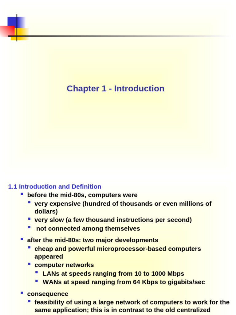 Chapter 1-Introduction | PDF | Client–Server Model | Parallel Computing