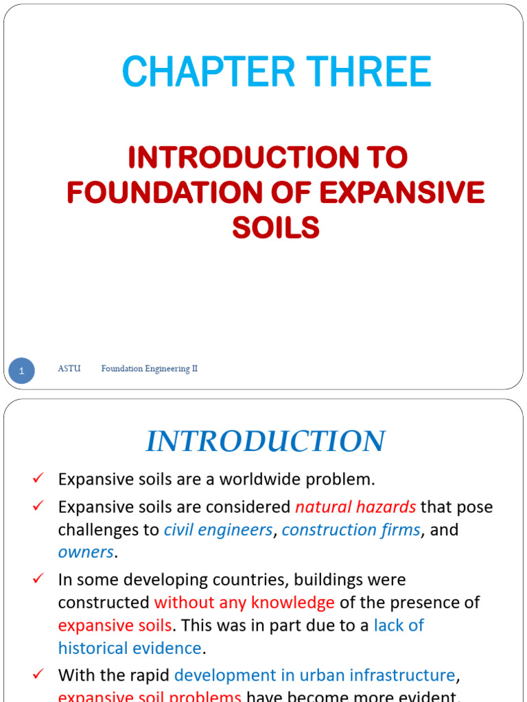Expansive soil | PDF | Silt | Soil