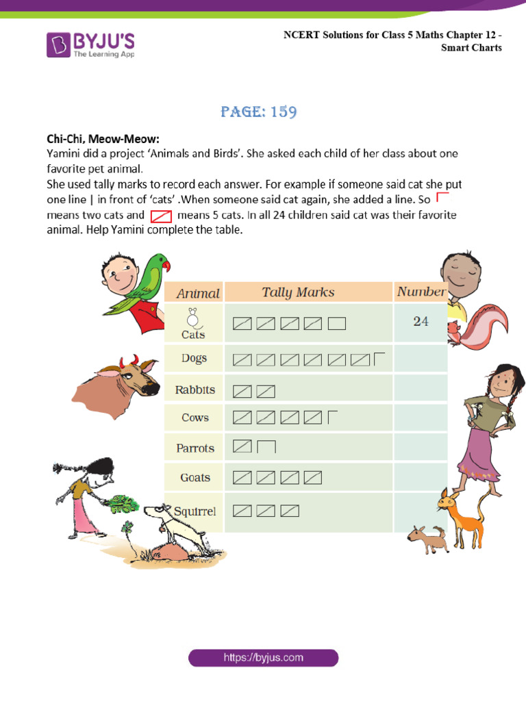 Class 5 Maths: Smart Charts Solutions | PDF | Grandparent