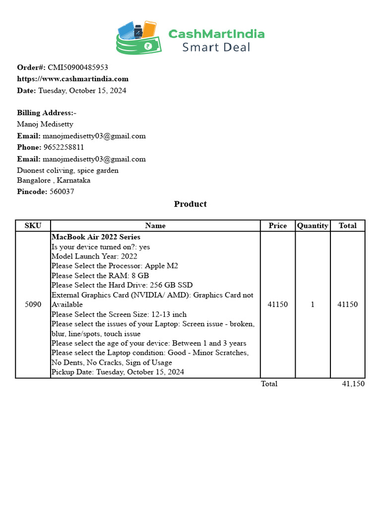 Mac Quotation | PDF