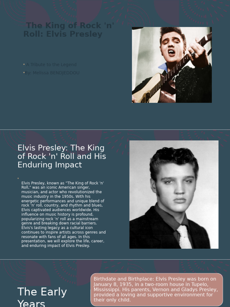 Elvis Presley: Legacy of a Music Icon | PDF | Elvis Presley | Rock And Roll