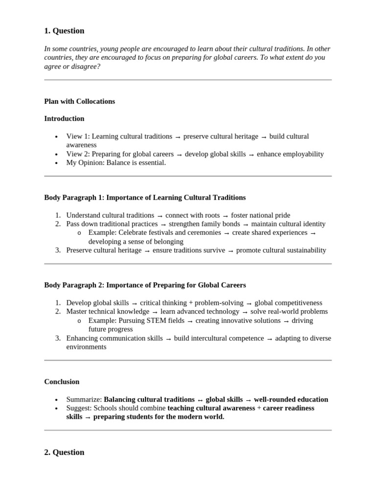 TASK II- TRADITIONS NEW | PDF | Learning | Traditions
