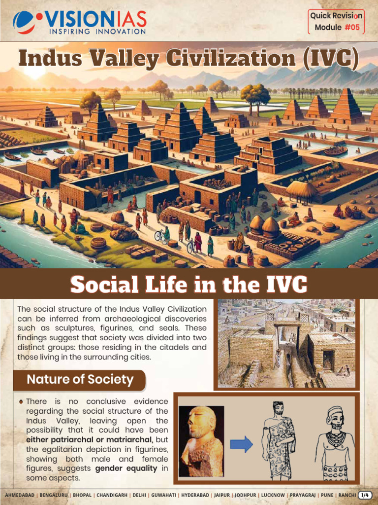 9a764 Indus Valley Civilization Ivc Part - 3 | PDF