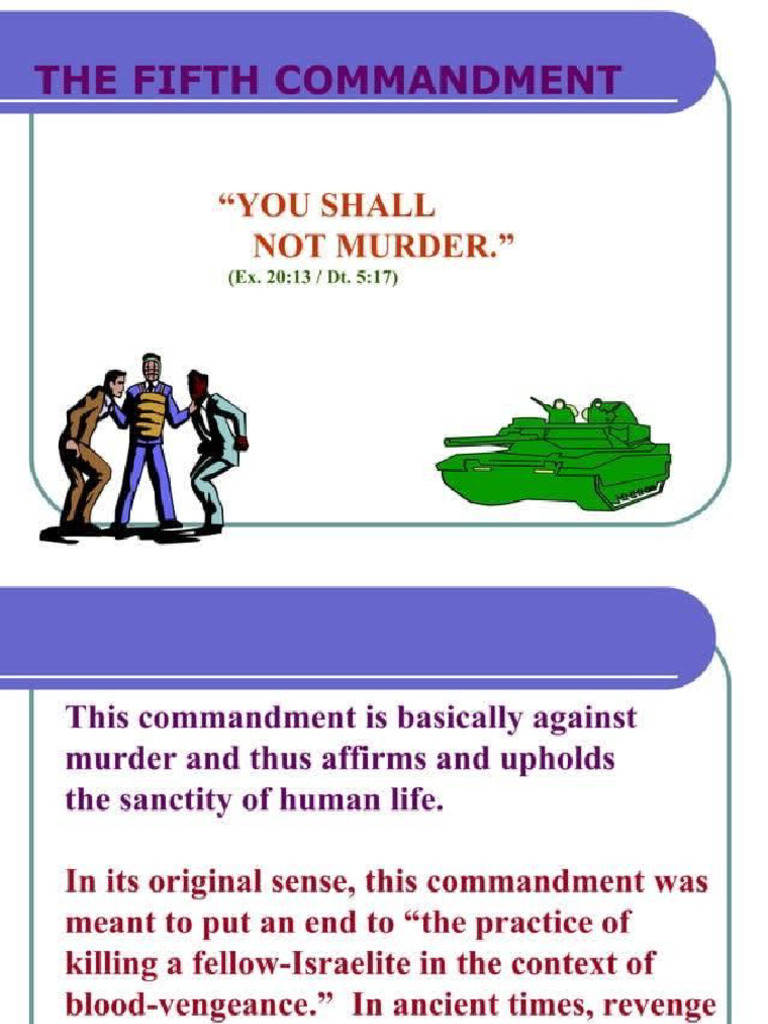5th 10th Commandments | PDF