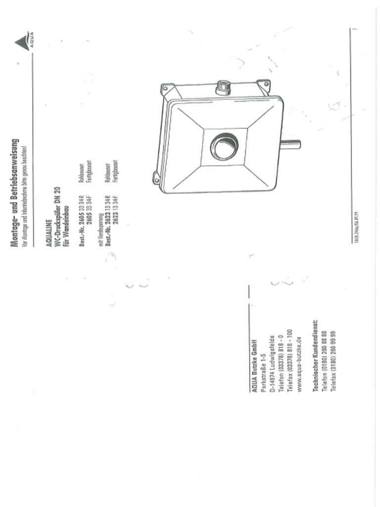 WC Concealed Flush System | PDF