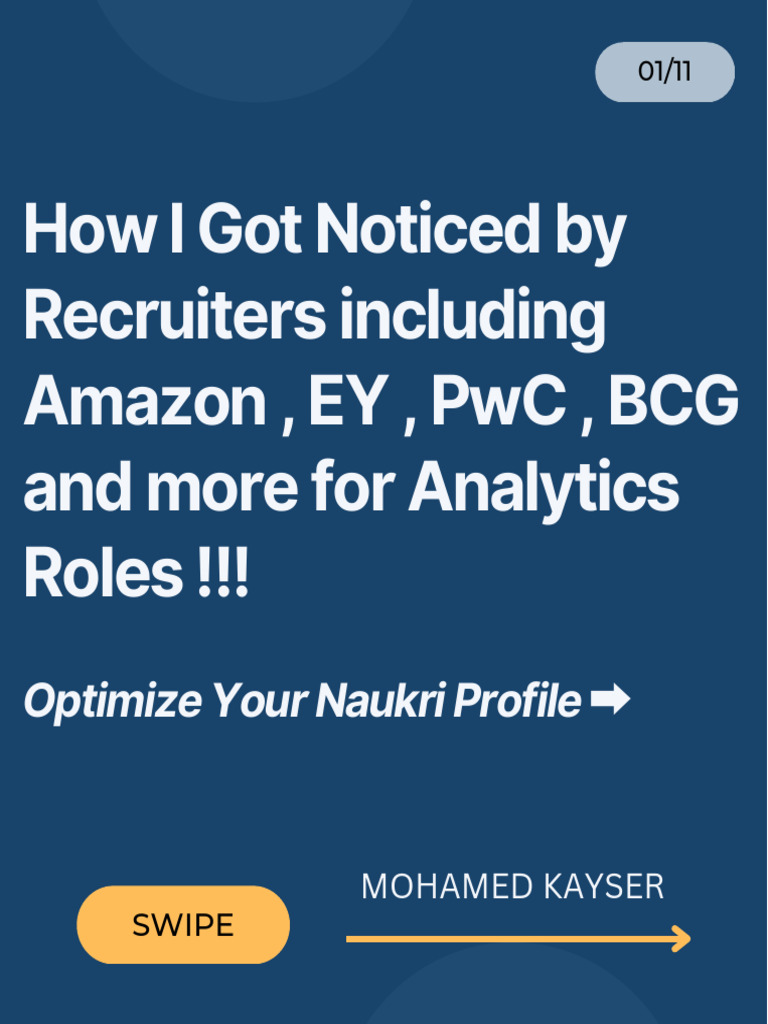 Naukri Optimisation | PDF | Résumé | Computing