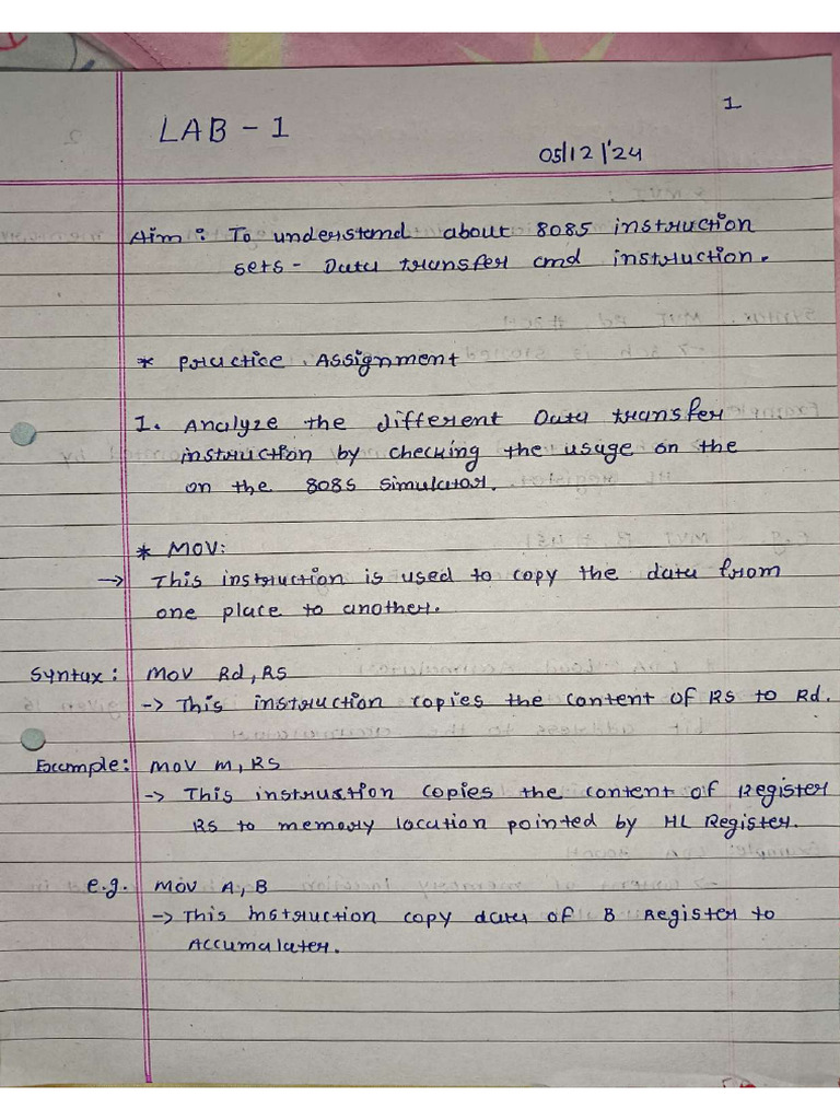 Ce020 Csa Lab 1 | PDF