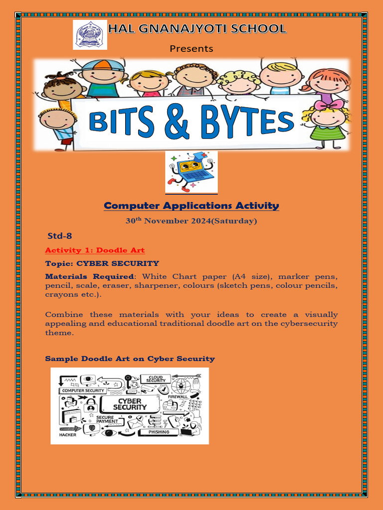Cybersecurity Doodle Art Activity | PDF