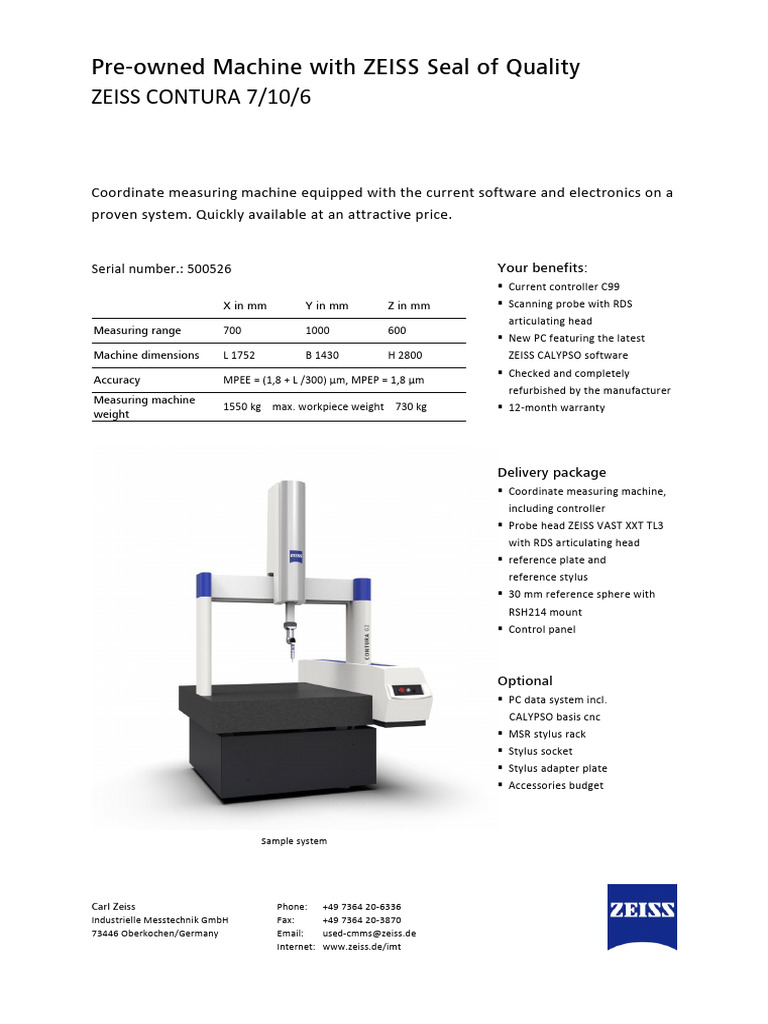 En CONTURA G2 RDS TL3 7-10-6 500526 | PDF