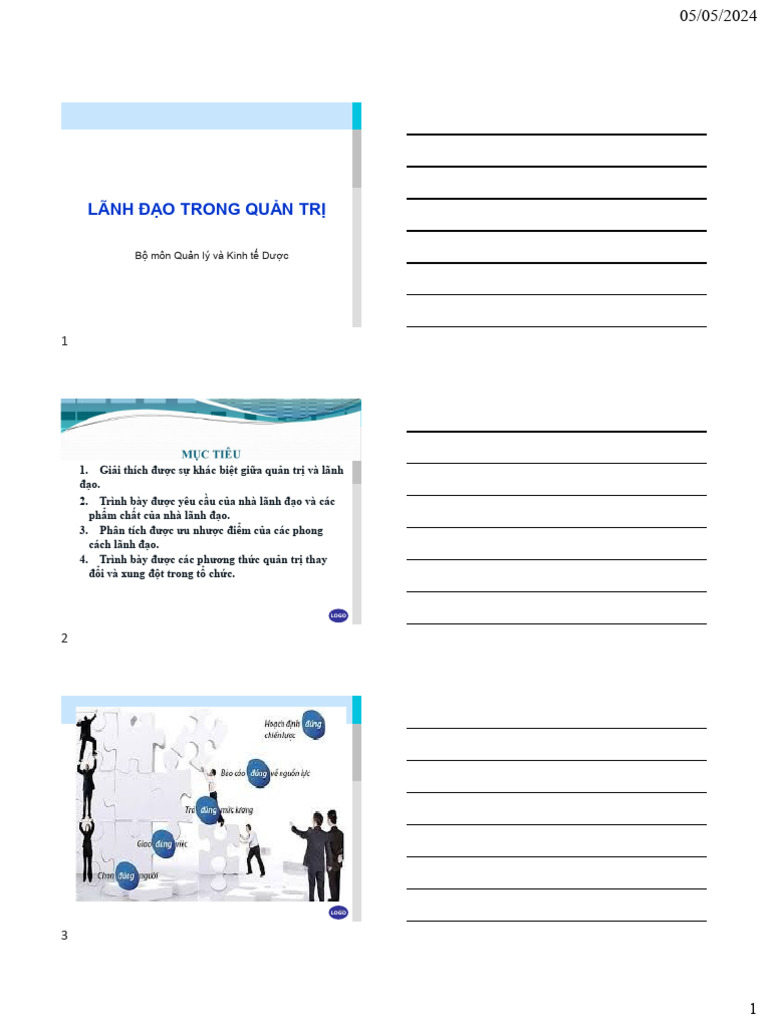Lanh Dao Trong Quan Tri 2024 | PDF