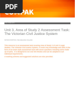 VCE Legal Studies Unit 3 AOS 1 Practice SAC | PDF | Plea | Common Law