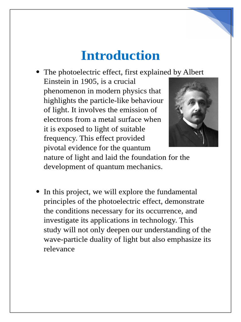 Physics (Photoelectric Effect) | PDF | Photoelectric Effect | Electron