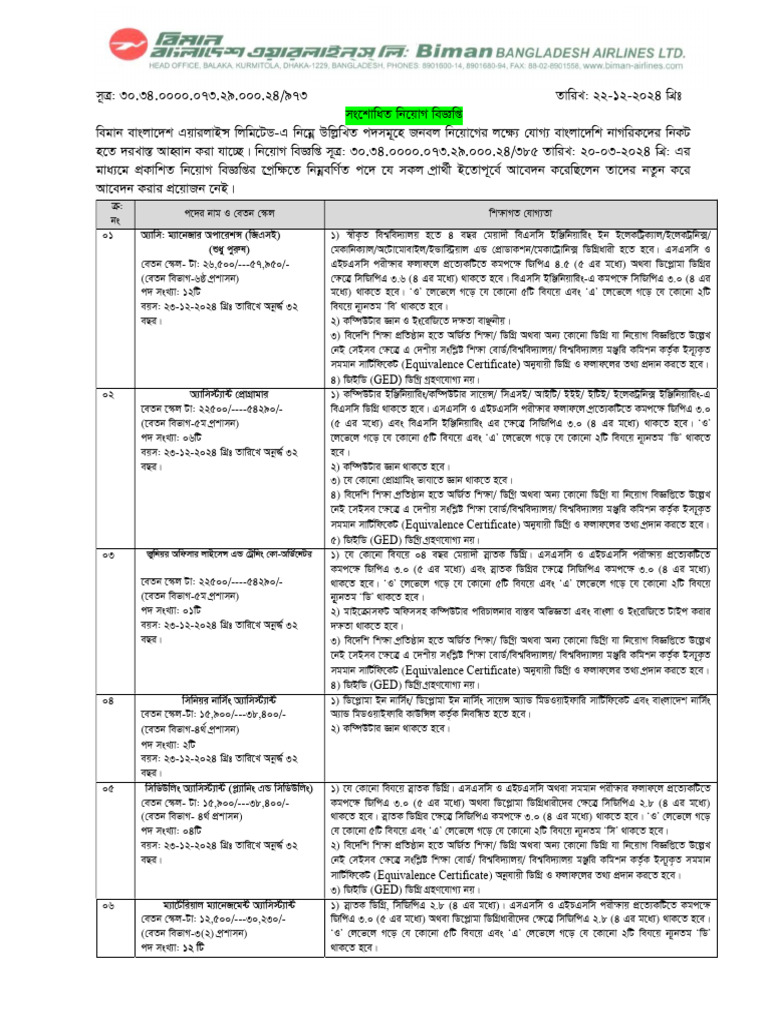 BBAL Recircular 2024 12 23 Category 11 | PDF | Service Industries