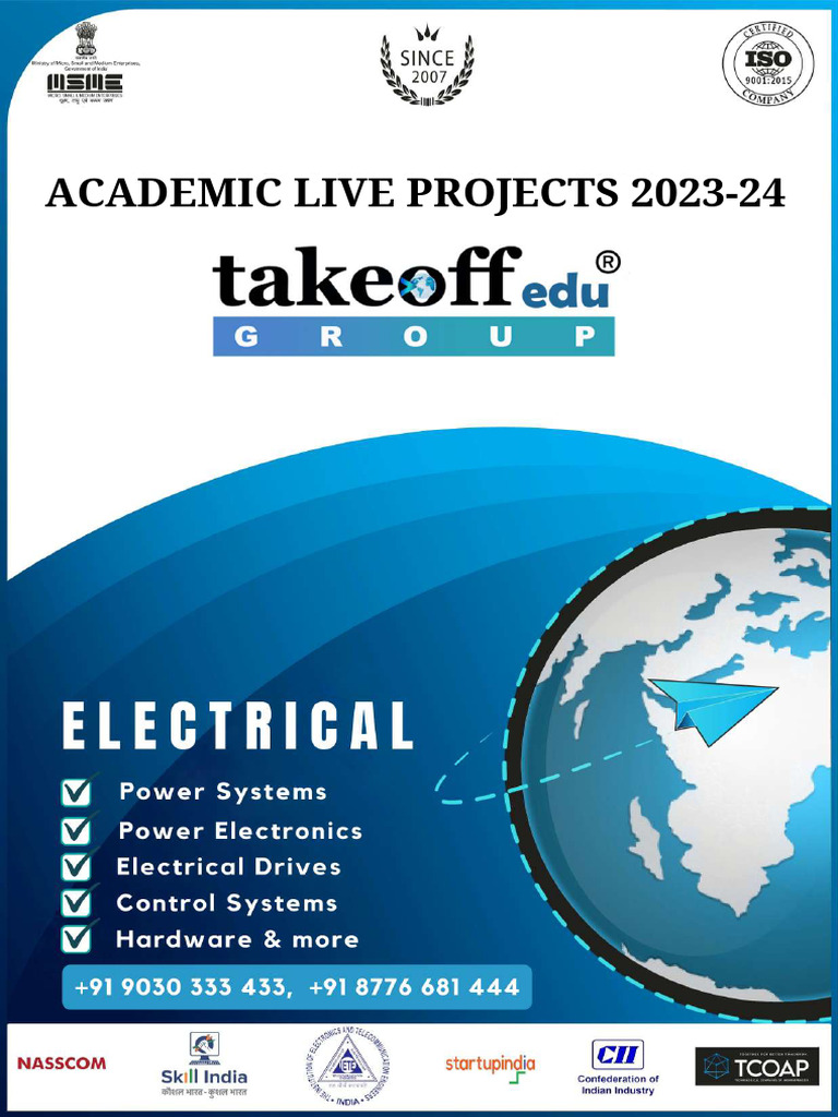 Electrical Project Titles 2023 24 Takeoff Edu Group | PDF ...