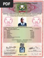 2025 Kcse Registration Return Envelops | PDF | Written Communication