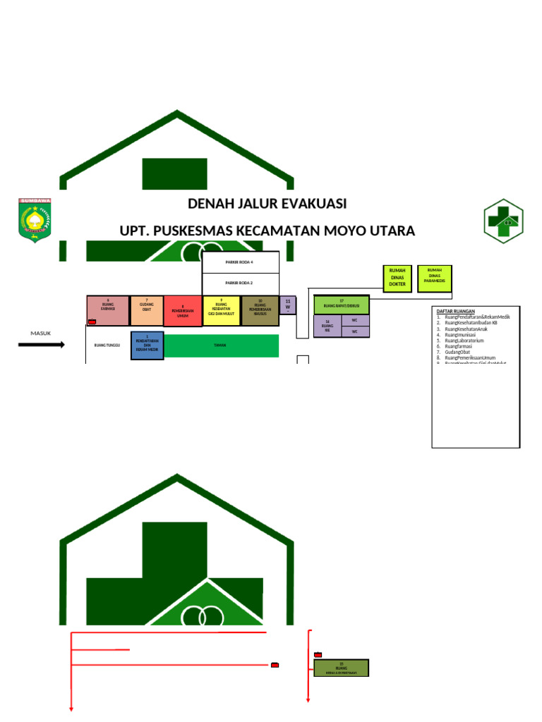 Denah Jalur Evakuasi | PDF