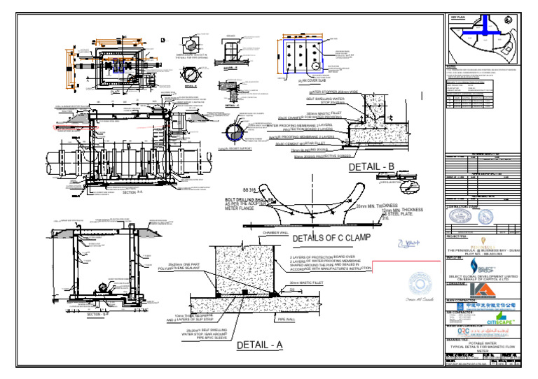 Approved Shop Drawing Details For MFM On 300mm Waterline | PDF | Pipe ...