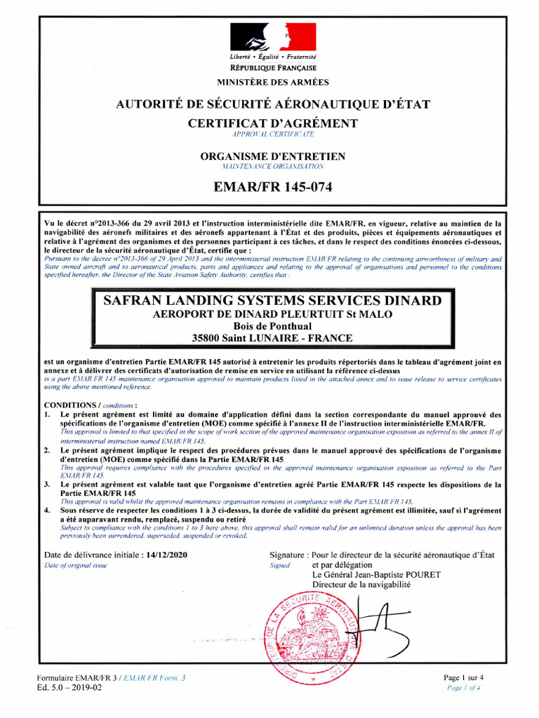 153 Slss Dinard Emar FR 145 074 r1 | PDF