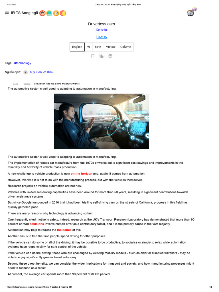 Future of Driverless Cars in Mobility | PDF | Automation | Car