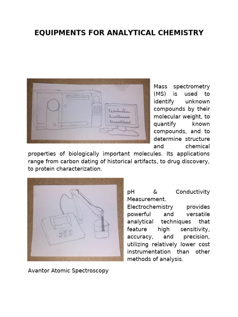 Equipments For Analytical Chemistry | PDF
