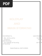 Role Playing With Scenarios Handout | PDF | Empathy | Nonverbal ...