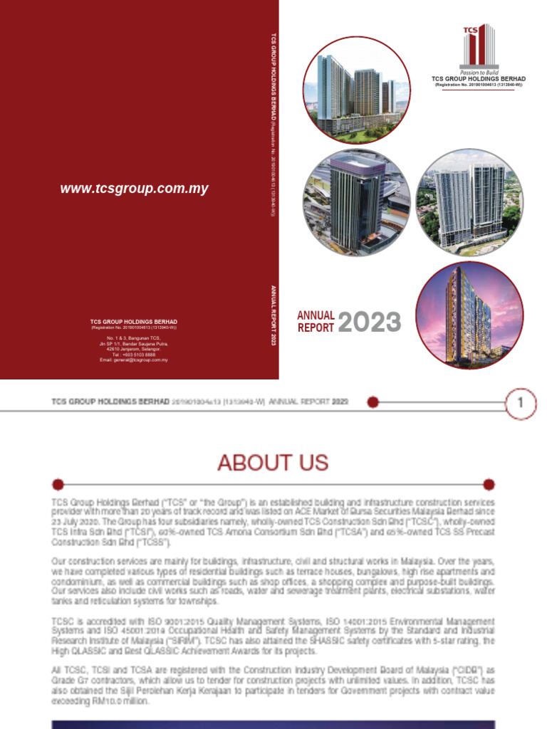 TCS - Annual Report 2023 | PDF | Accountant | Inflation