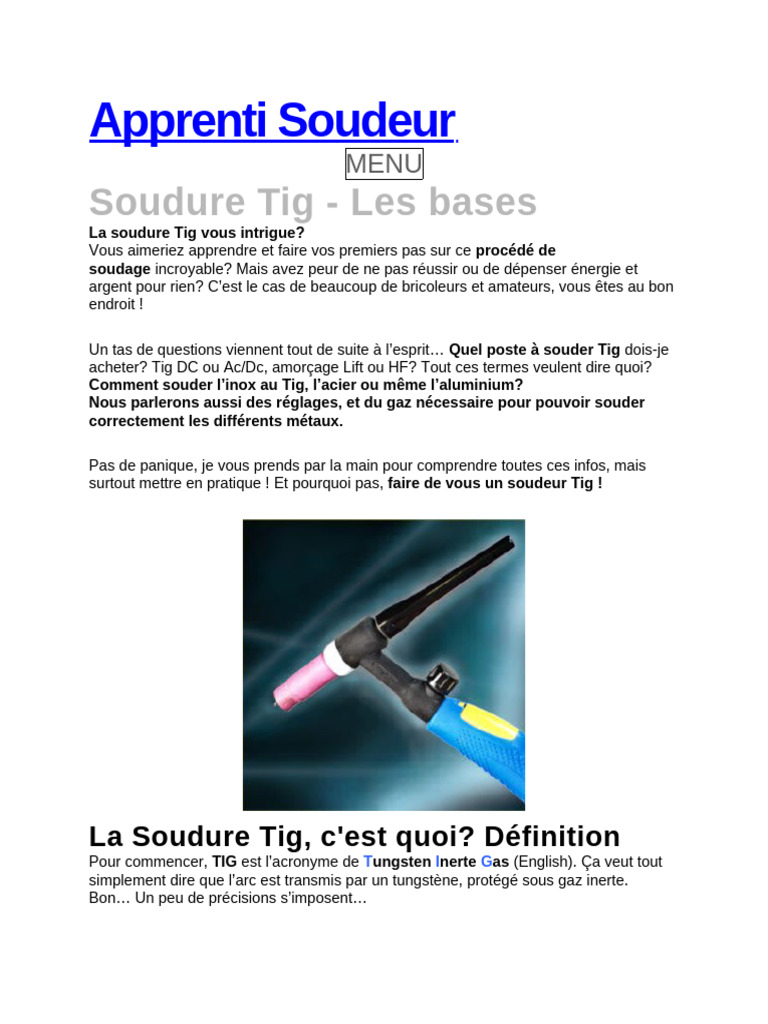 Apprenti Soudeur | PDF | Soudage | Construction