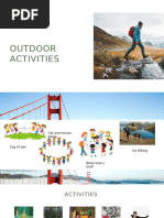 Types of Outdoor Activities Explained | PDF | Outdoor Recreation