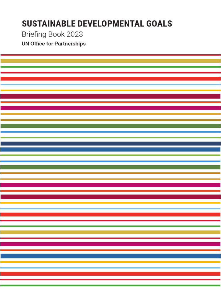 2023 Sustainable Development Goals Briefing | PDF | Economies | World ...