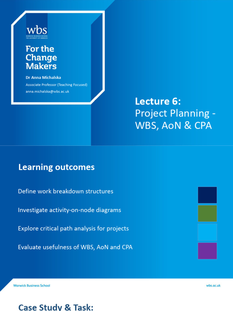 PM-Lecture-6 | PDF | Project Management | Projects