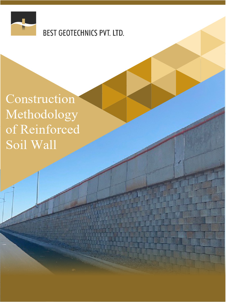 Block Geogrid Construction Methodology | PDF | Concrete | Stress ...