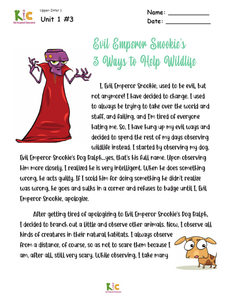 UI1 U1 Passage Emperor Snookie | PDF