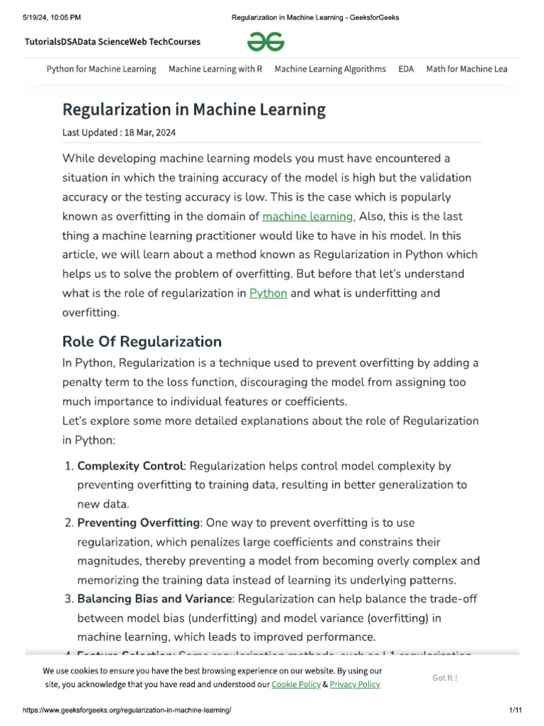 Regularization | PDF