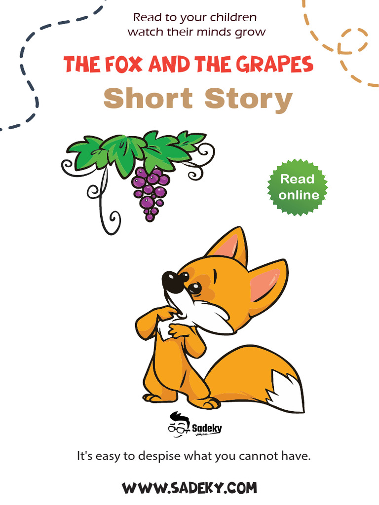 The Fox and the Grapes: A Moral Fable | PDF